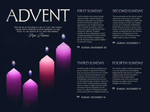 Advent Candles and Advent Wreaths: The History and Meaning, Colors ...